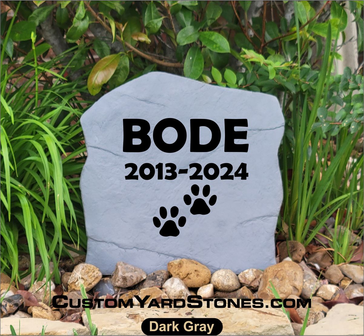 Custom yard stones engraved with personalized text – Custom Yard Stones