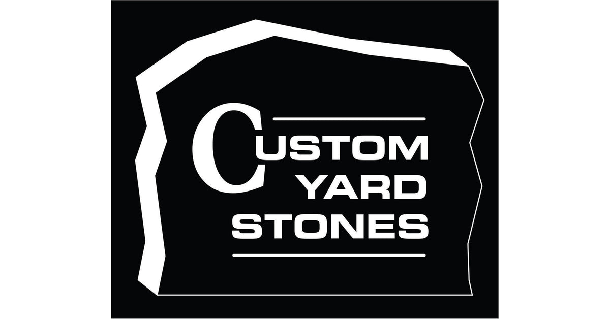 Custom yard stones engraved with personalized text – Custom Yard Stones